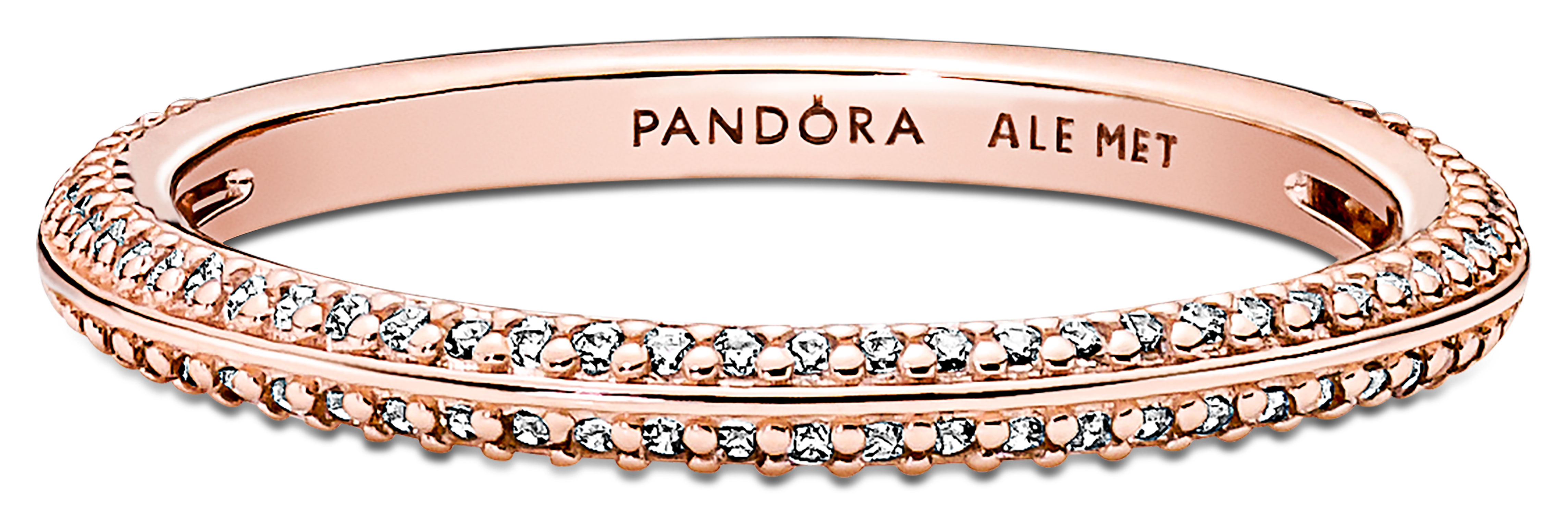 Pandora Me ring Pavé 14k Rose Gold-Plated 189679C01 - klockmagasinet.com