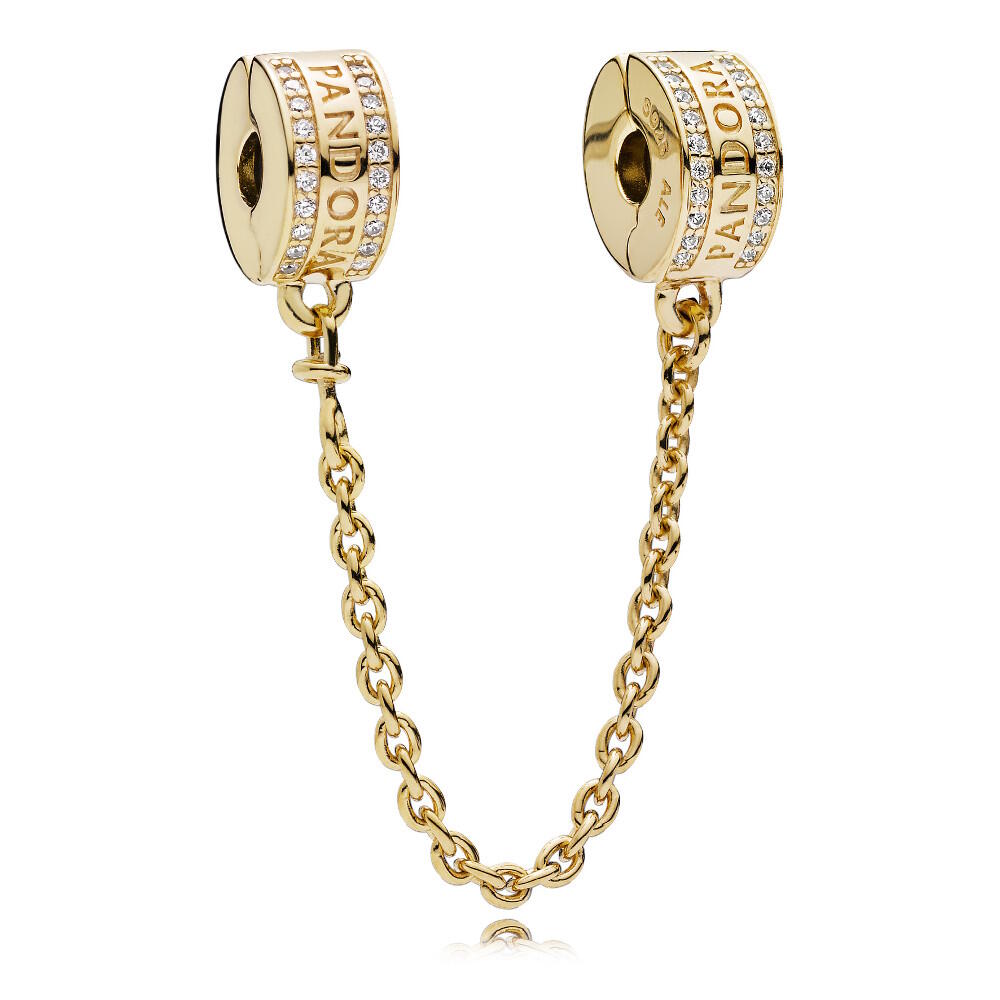 Pandora Shine Logo säkerhetskedja 768642C01 - klockmagasinet.com
