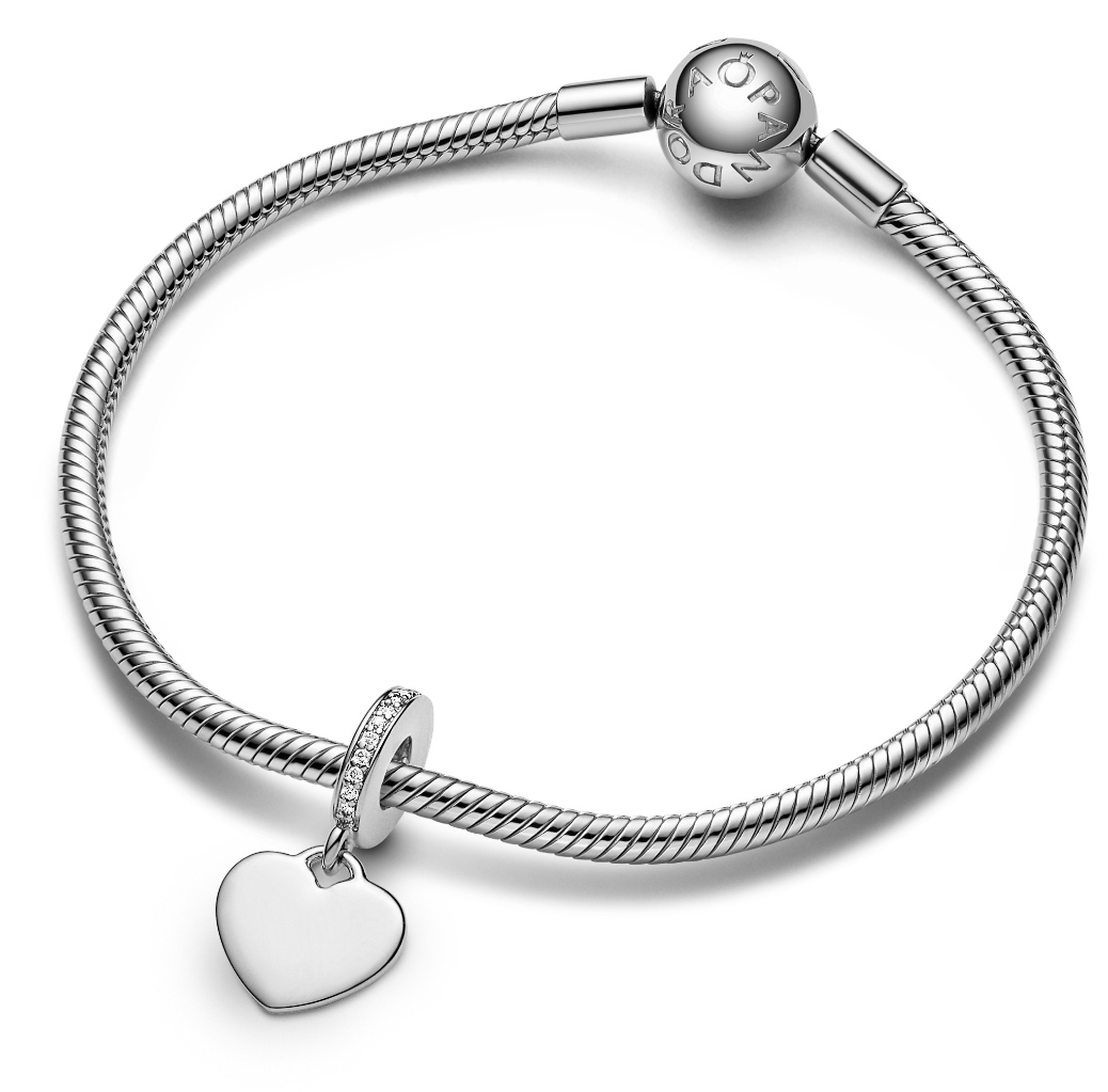 Pandora Engraveable Heart berlock 798761C01 - klockmagasinet.com