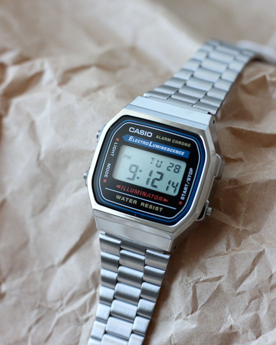 Casio Collection Retro A168WA-1YES - klockmagasinet.com