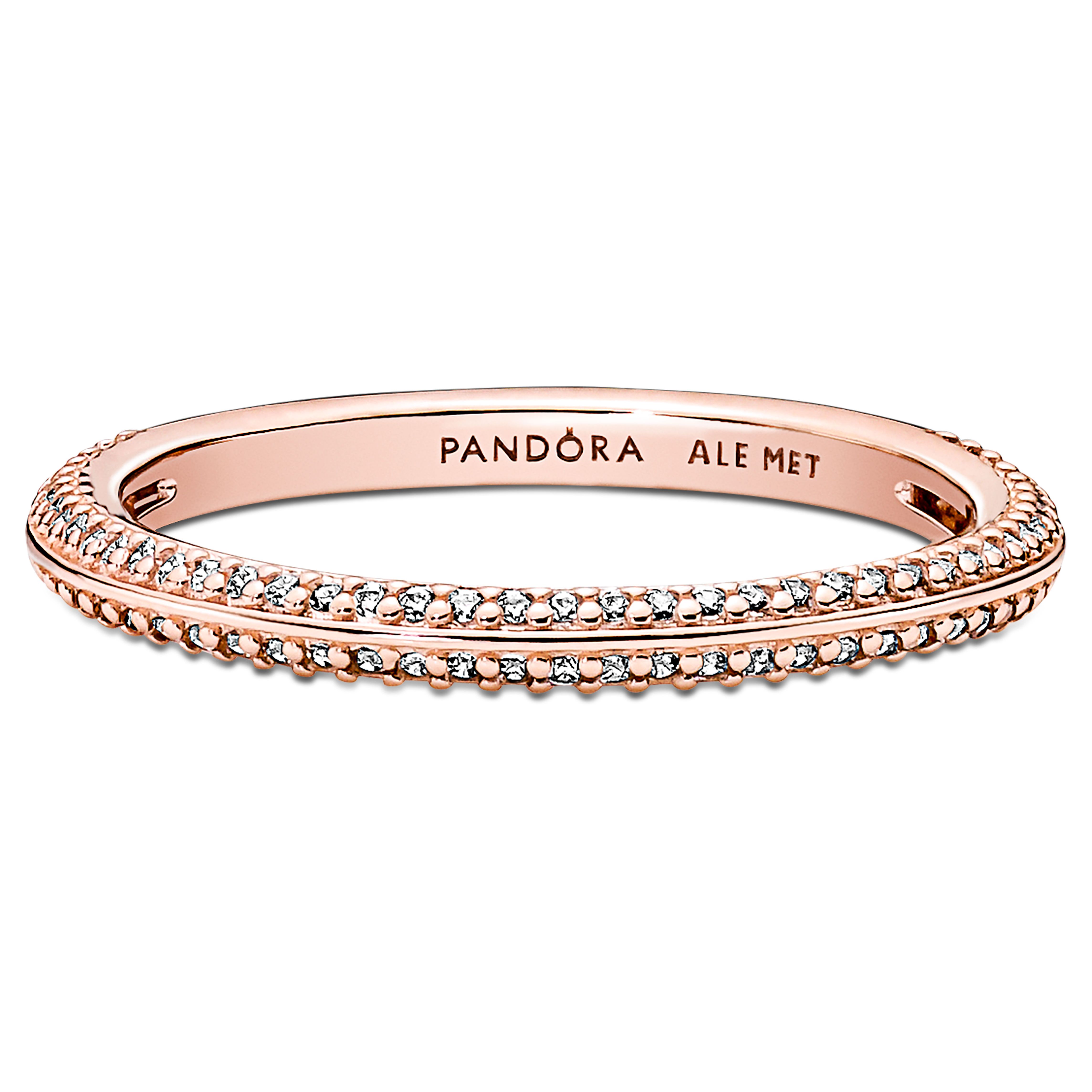Pandora Me ring Pavé 14k Rose Gold-Plated 189679C01 - klockmagasinet.com