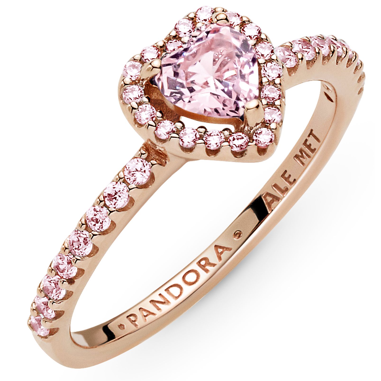 Pandora Ring Non-stackable Sparkling Elevated Heart ring 188421C04 ...