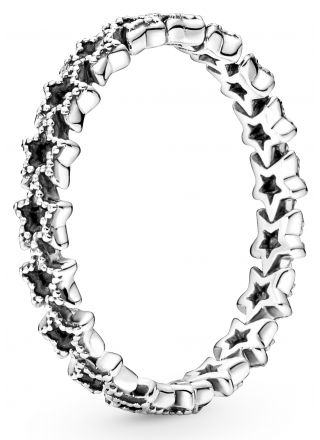 Pandora Sparkling Asymmetric Stars örhängen 290012C01 - klockmagasinet.com