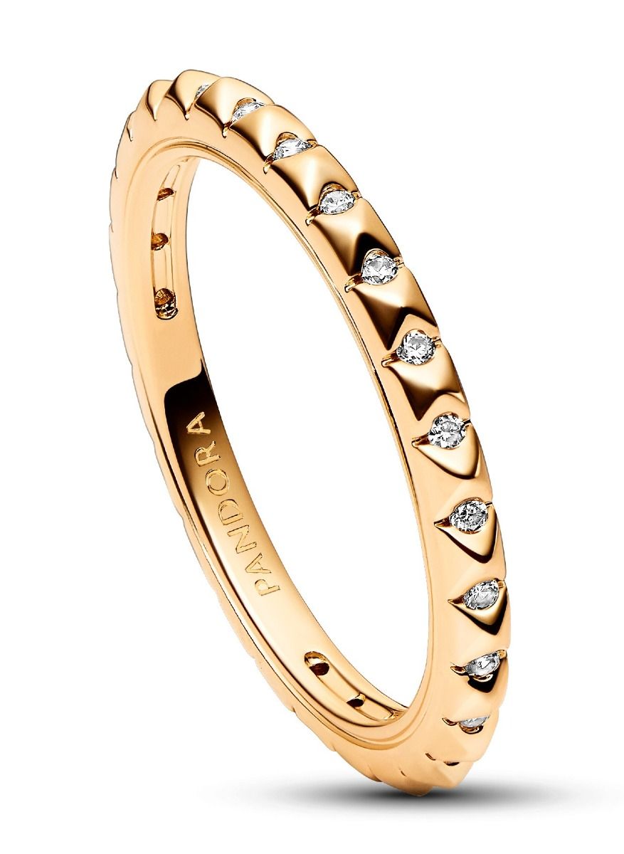 Pandora ME Pyramids 14k Gold-plated ring 162800C01 - klockmagasinet.com