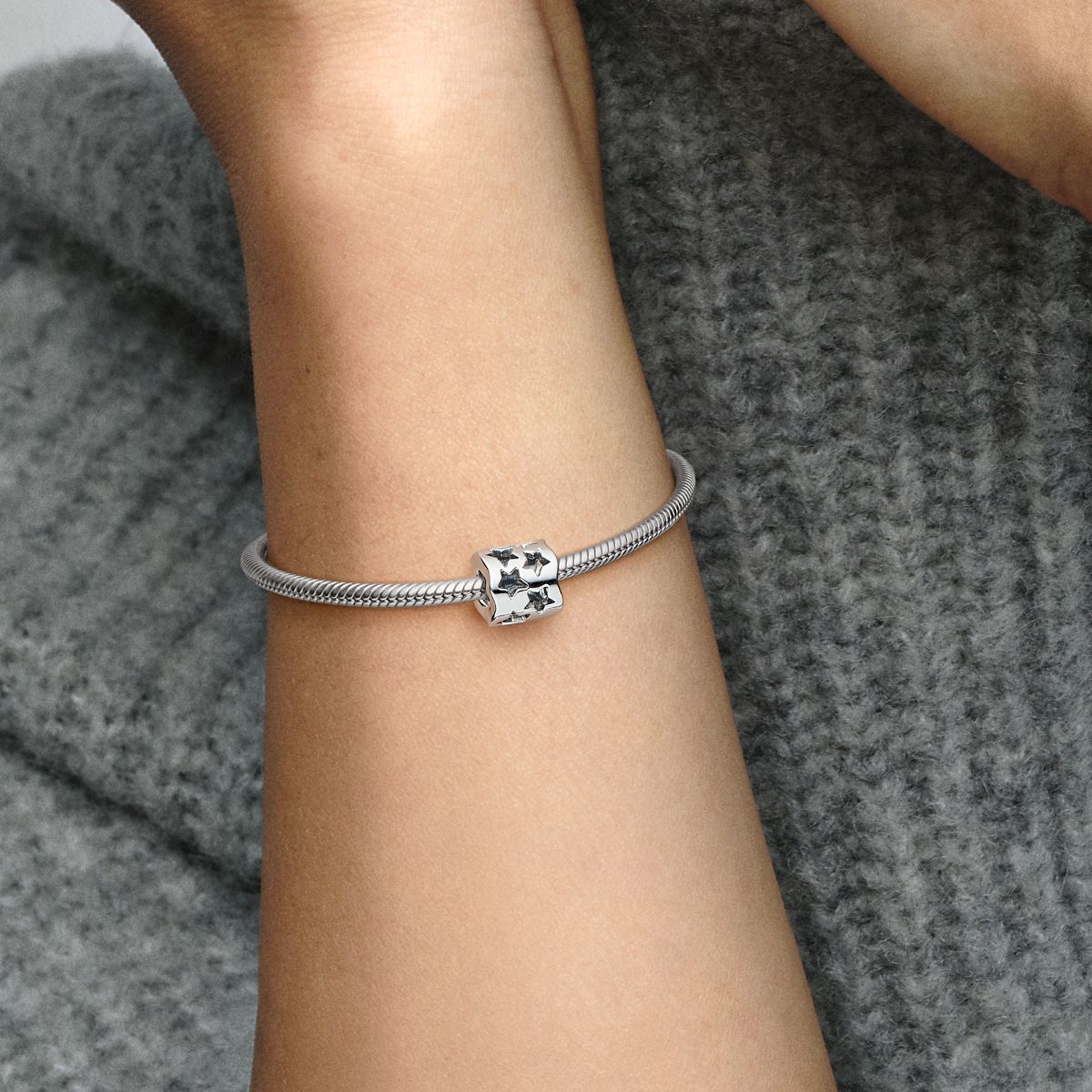 Pandora Moments Cut-out Sparkling Star Sterling silver berlock ...