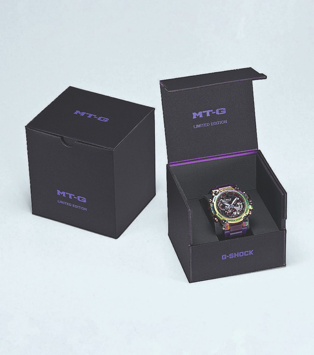 Casio G-Shock MT-G Aurora Oval MTG-B3000PRB-1AER - klockmagasinet.com