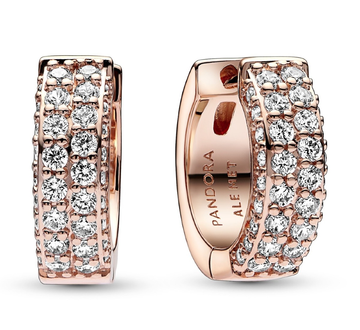 Pandora Timeless Pave Double-row hoops 282622C01 - klockmagasinet.com