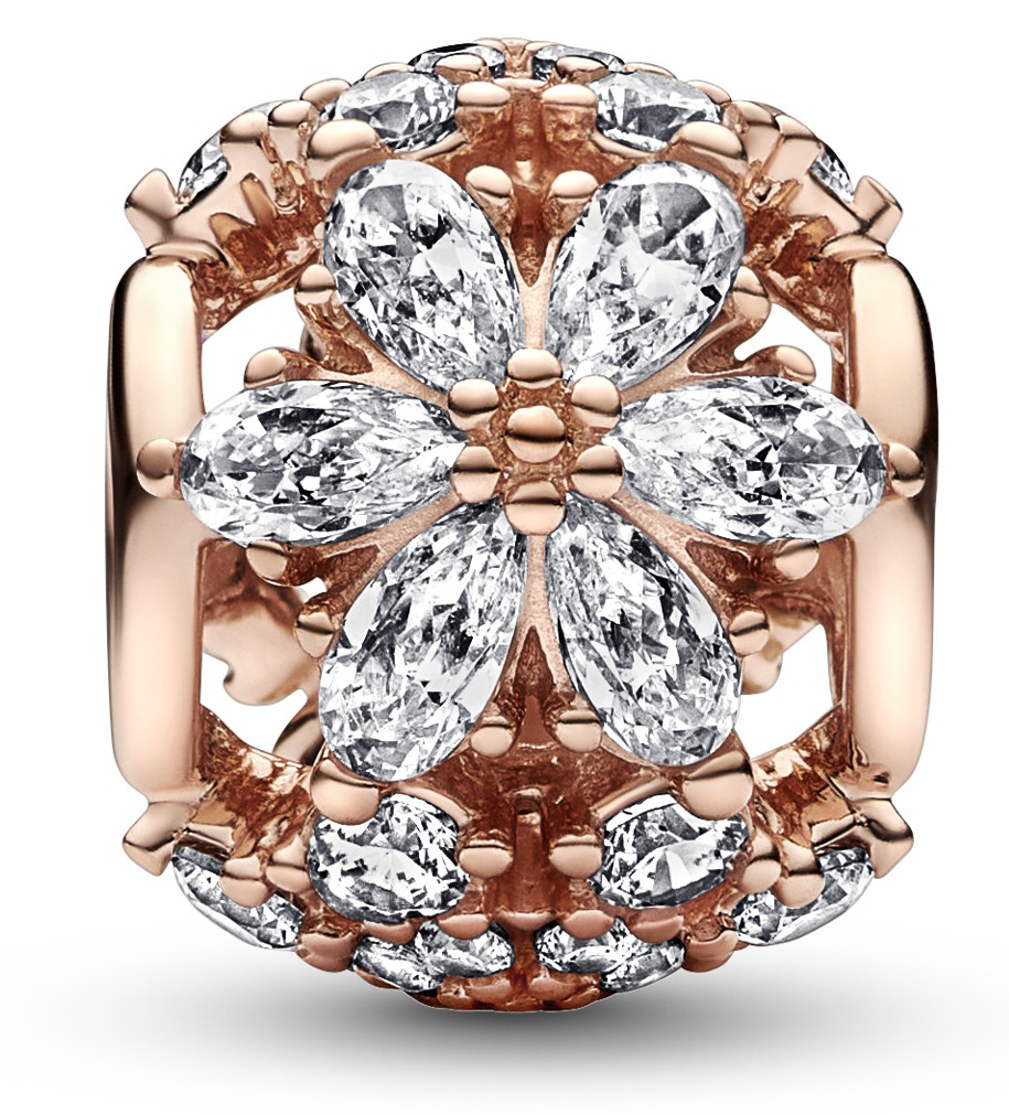 Pandora Timeless Sparkling Herbarium Cluster Round berlock 782383C01 ...