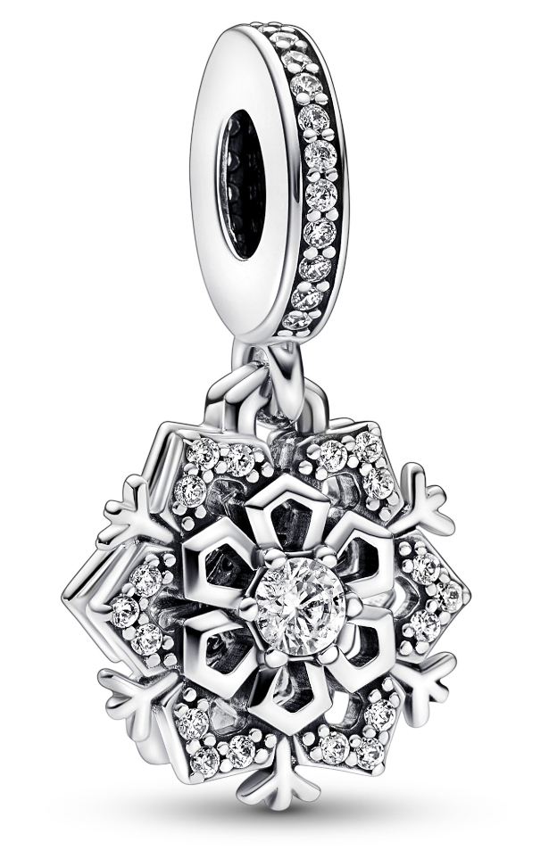 Pandora Moments Sparkling Snowflake berlock 792355C01 - klockmagasinet.com