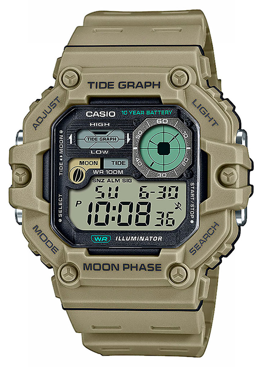Casio Collection WS-1700H-5AVEF Multi Window Tide - klockmagasinet.com